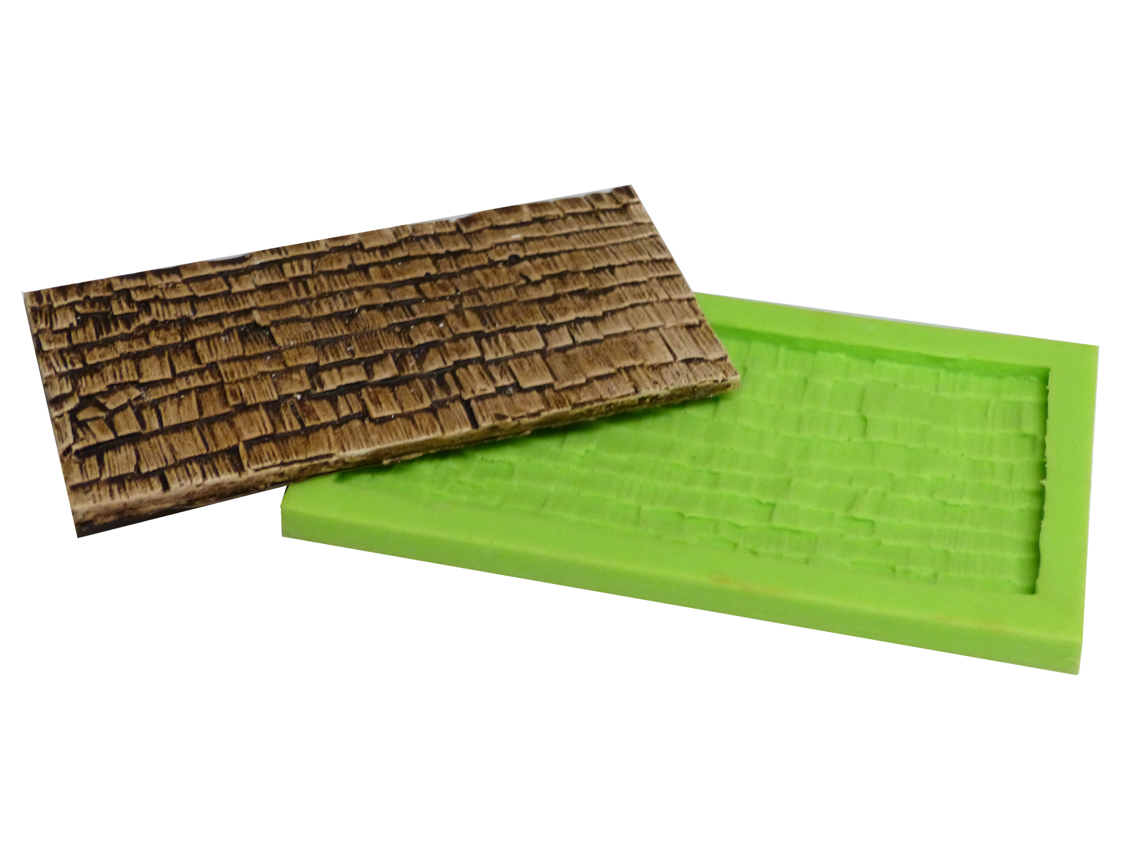 Silikonform Schindeldach, Krippenbau, Pferdestall | Silikonformen ...